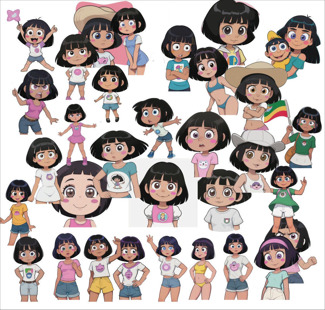 Premium Dora the Explorer Digital Pack 34 PNG Files High - Etsy