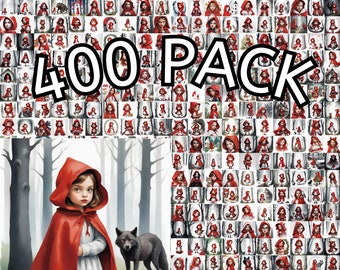 Little Red Riding Hood Clipart Fairy Tales Clip Art Wolf - Etsy