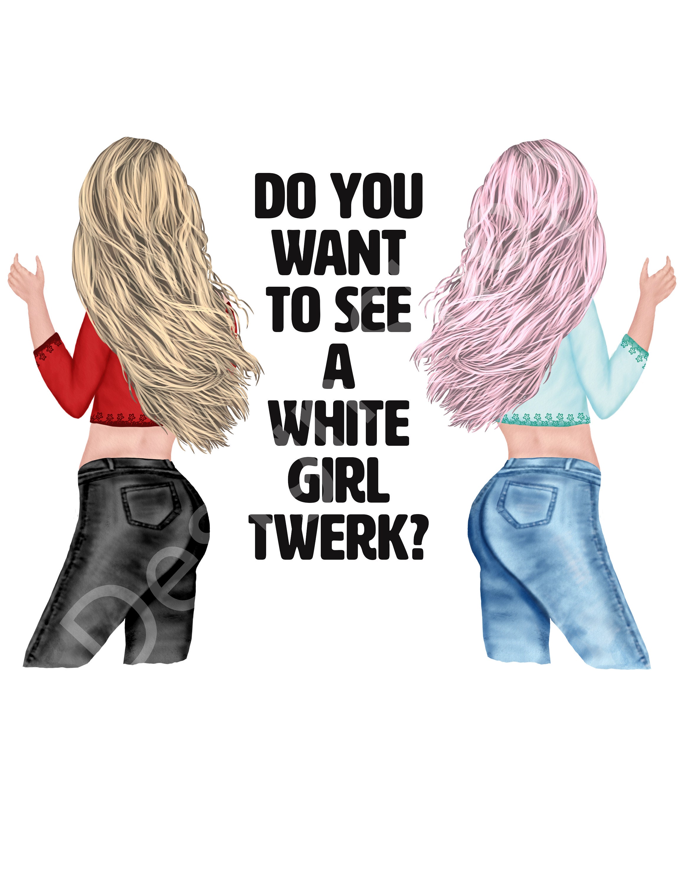 White Girl Twerk Meme