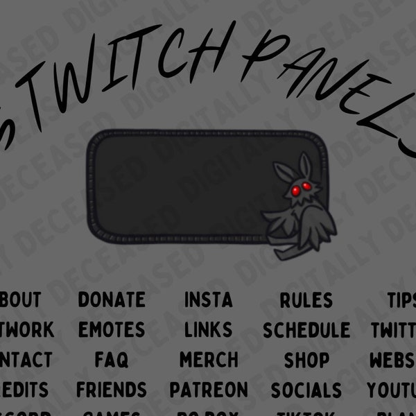 Mega Pack of 22 Mothman Emotes Emote Set for Twitch or Discord Cryptid ...