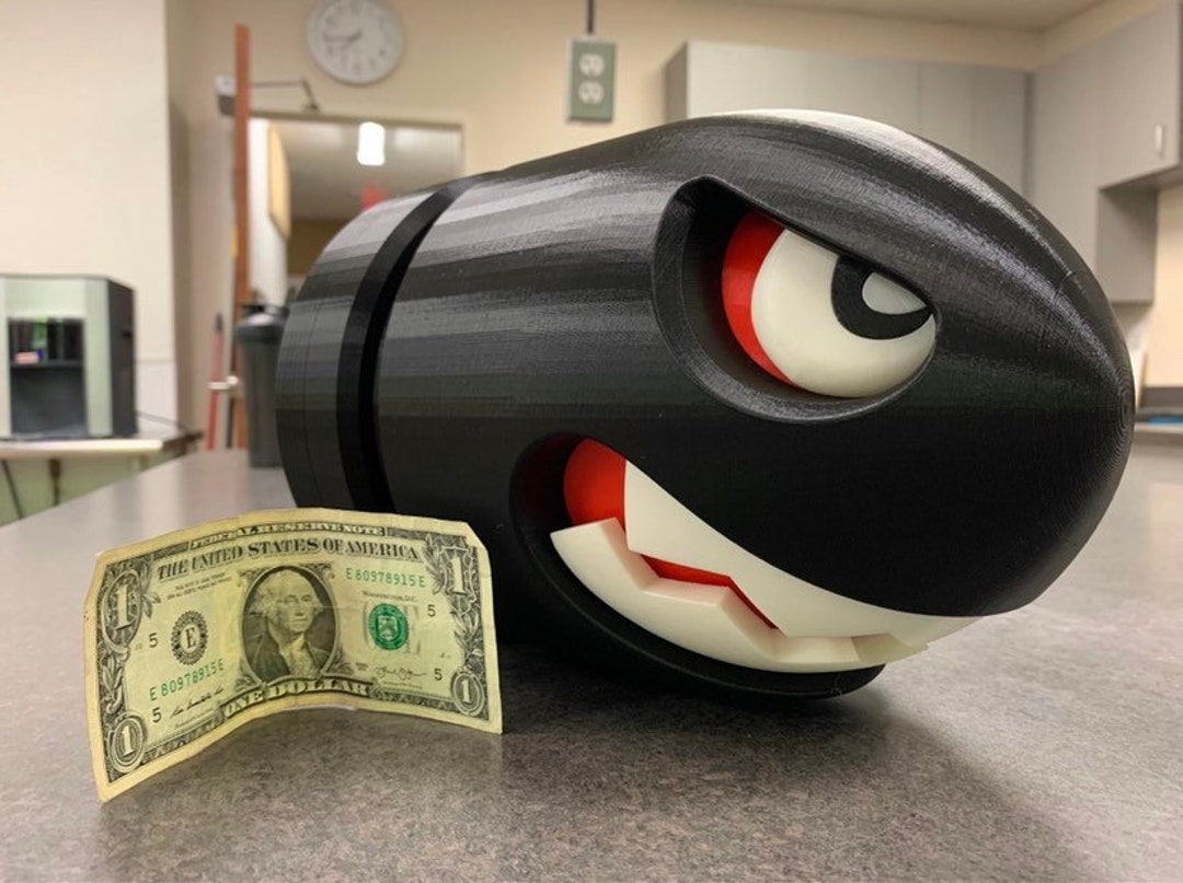 Bullet Bill / Banzai Bill any Size - Etsy