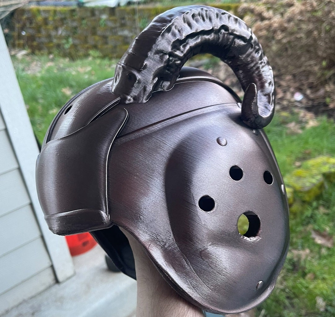 Goat Horn - Old School Football Helmet - Etsy