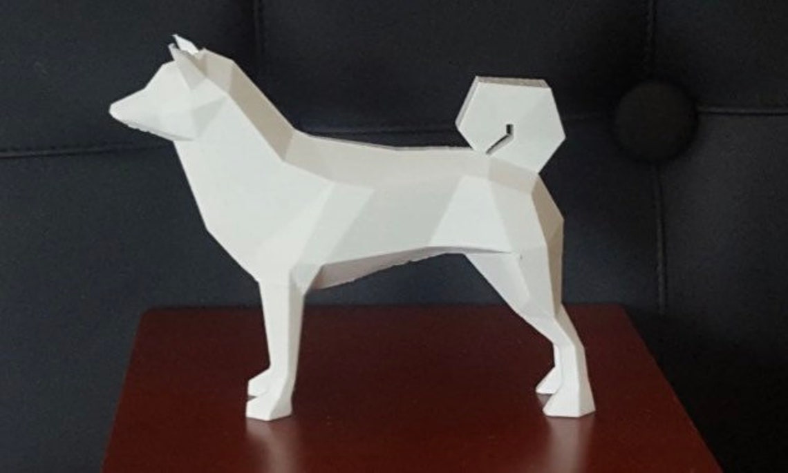 Shiba Inu! Low Poly Doge (3D Print - Any Color) - Etsy