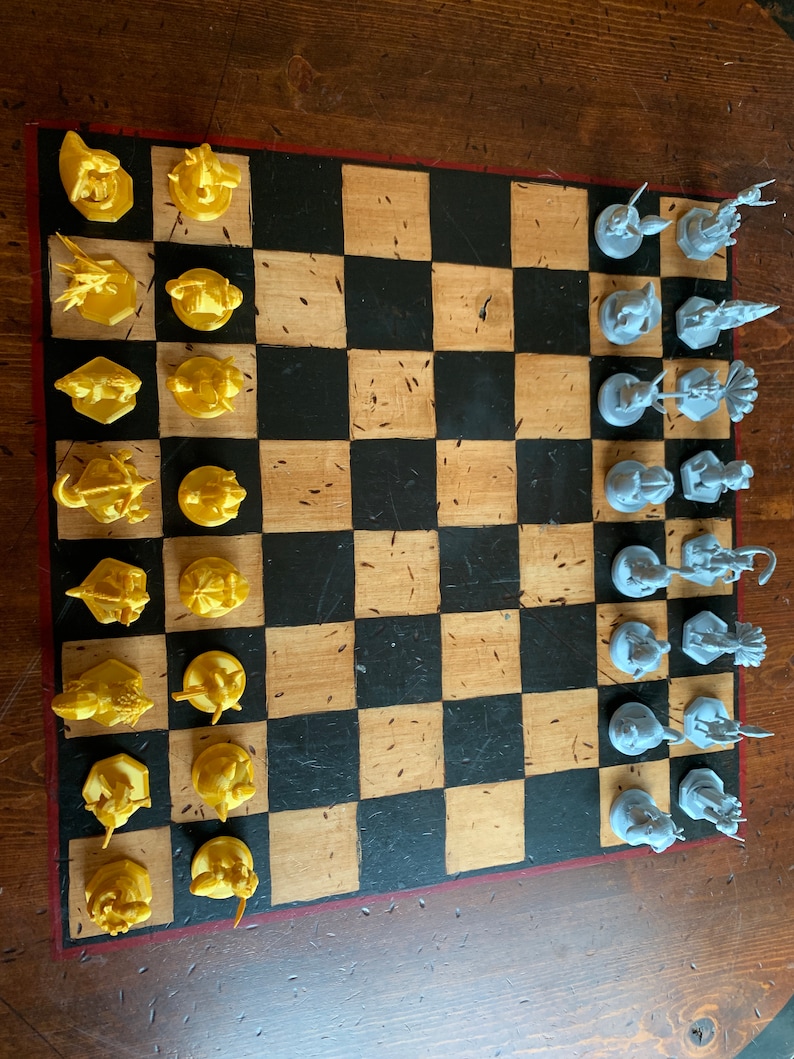 Pokemon Chess Set - Etsy