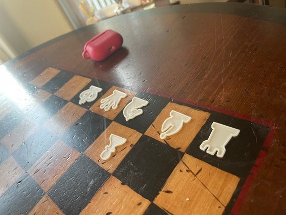 2D Chess Set - Budget - 3D Printed (any Color) - Etsy