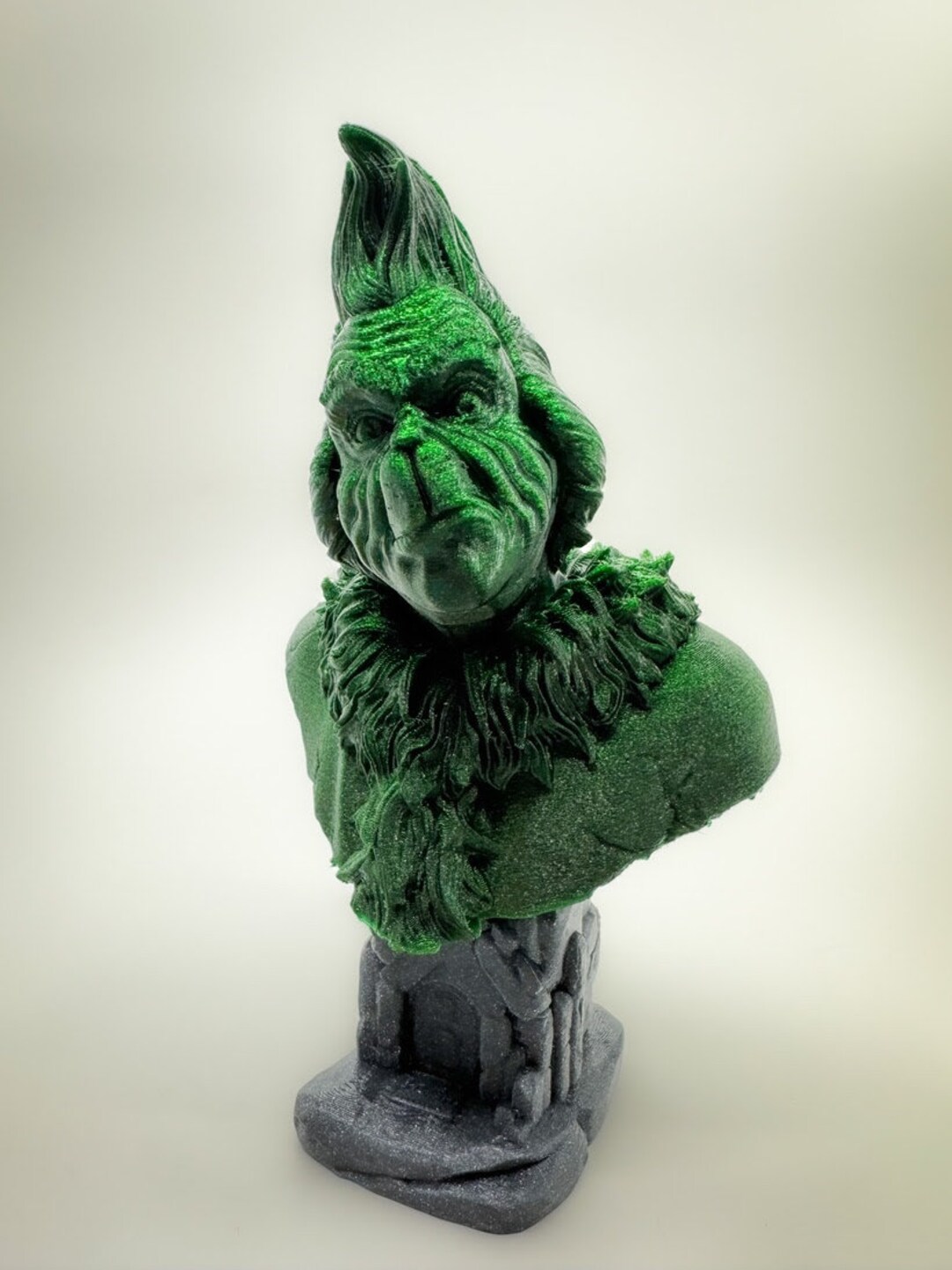 Grinch Bust (any Color) - Etsy
