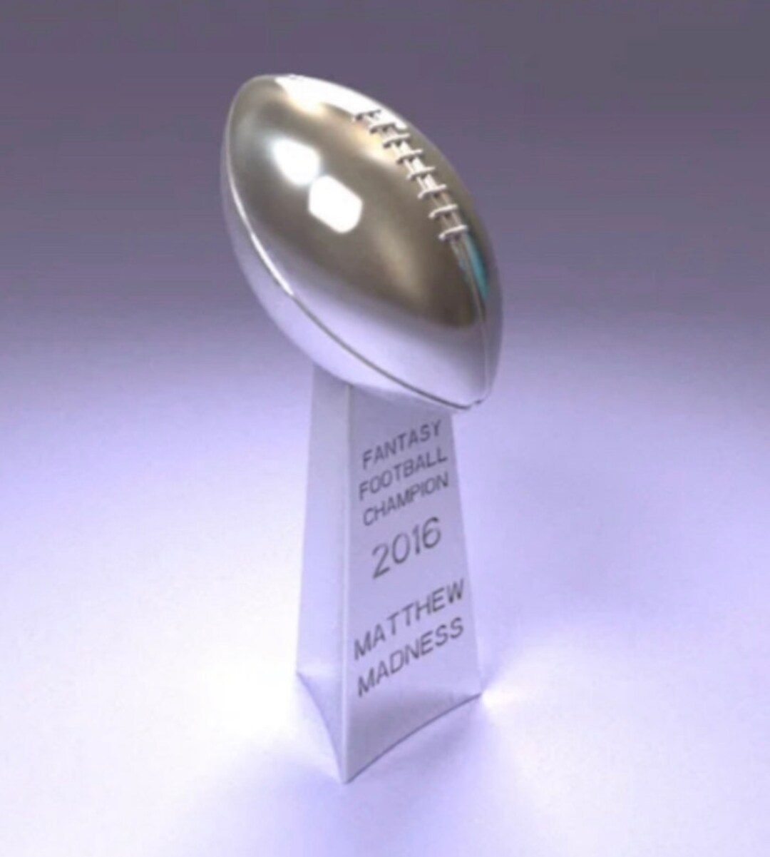 NFL Super Bowl / Fantasy Football Trophy / Custom Trophy (any Color) - Etsy