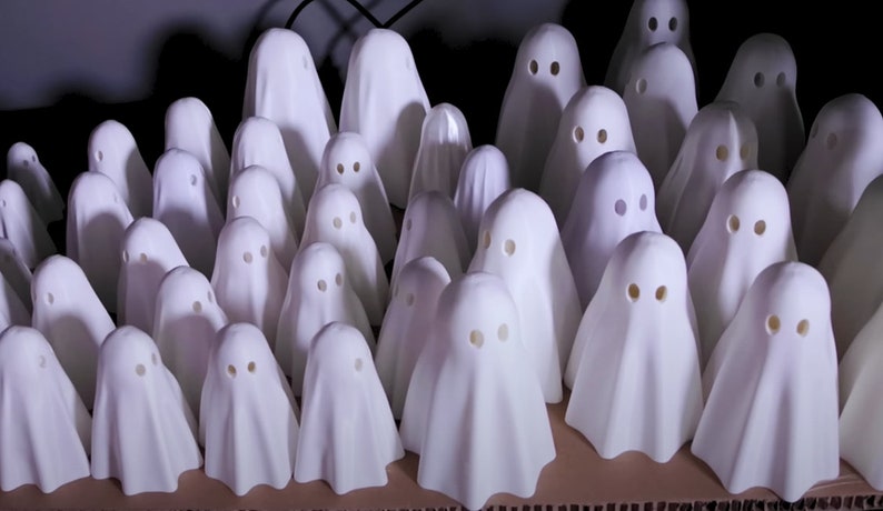 3D Printed Ghost - Flexible Feet - as Seen on Tiktok Ghost (any Color ...
