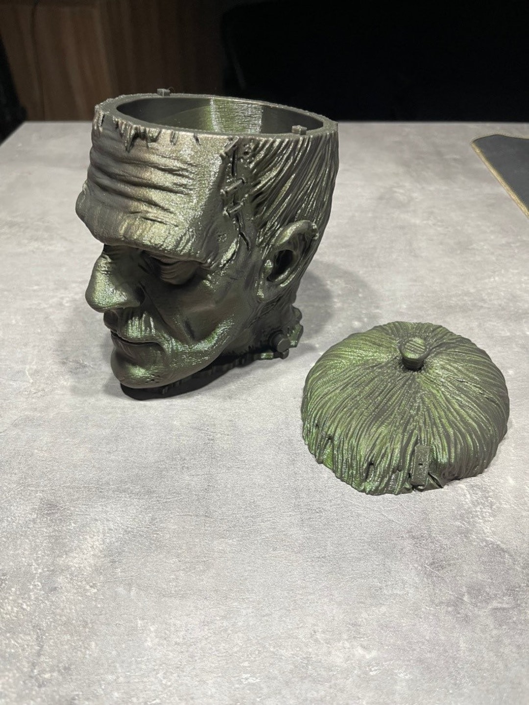 Frankenstein Monster Head - Frankenstein Candy Bowl - Trick or Treat ...