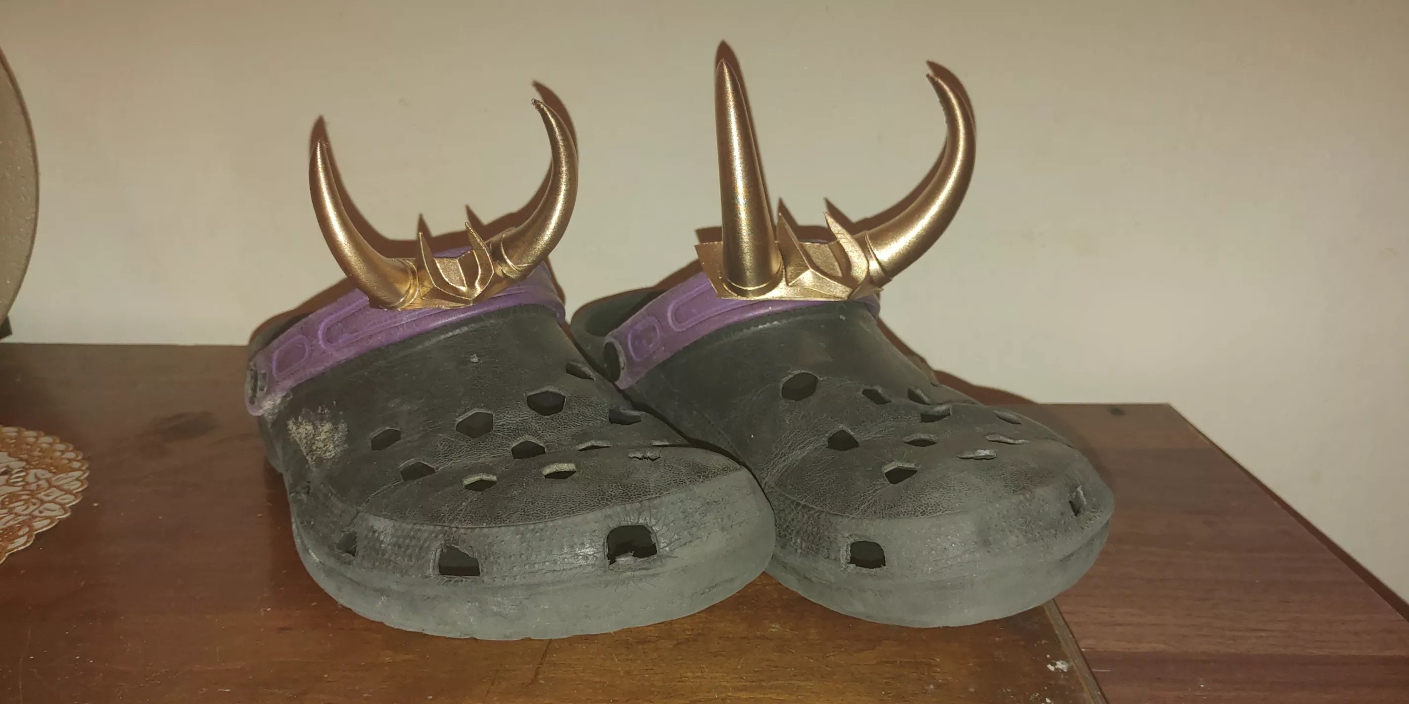 Croc Loki Crown 3D Print DIY Cosplay Helmet Norse - Etsy