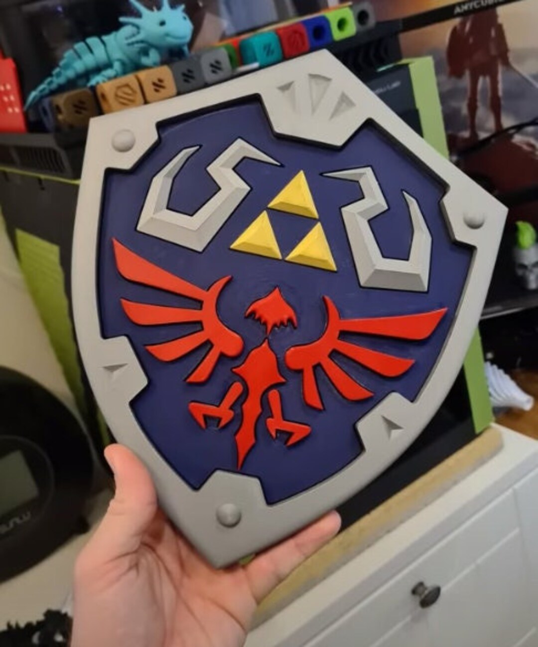 Hyrule Shield - Link Zelda - House Decor - 3D Print (any Color) - Etsy