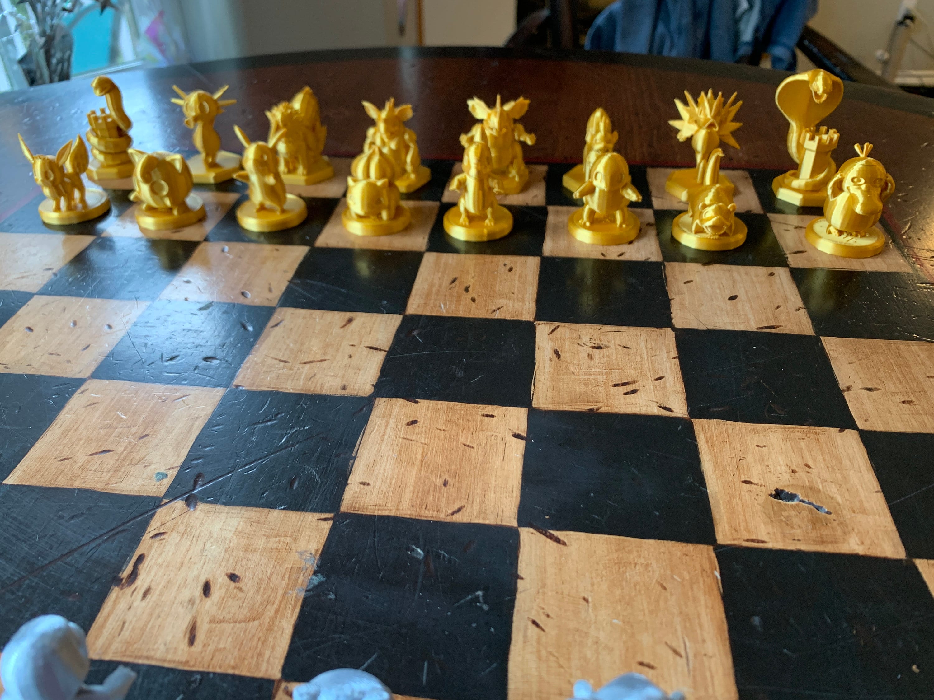 Pokemon Chess Set - Etsy