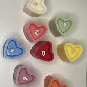 Heart Candle Custom Pillar Candles Heart Shaped Candle Cute Candle ...