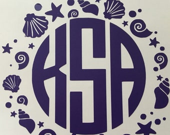 Beachy Monogram - Etsy