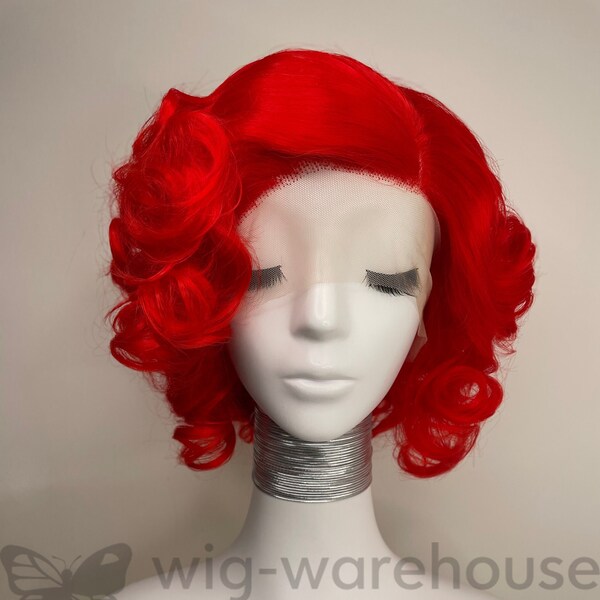 Short Red Wig - Etsy