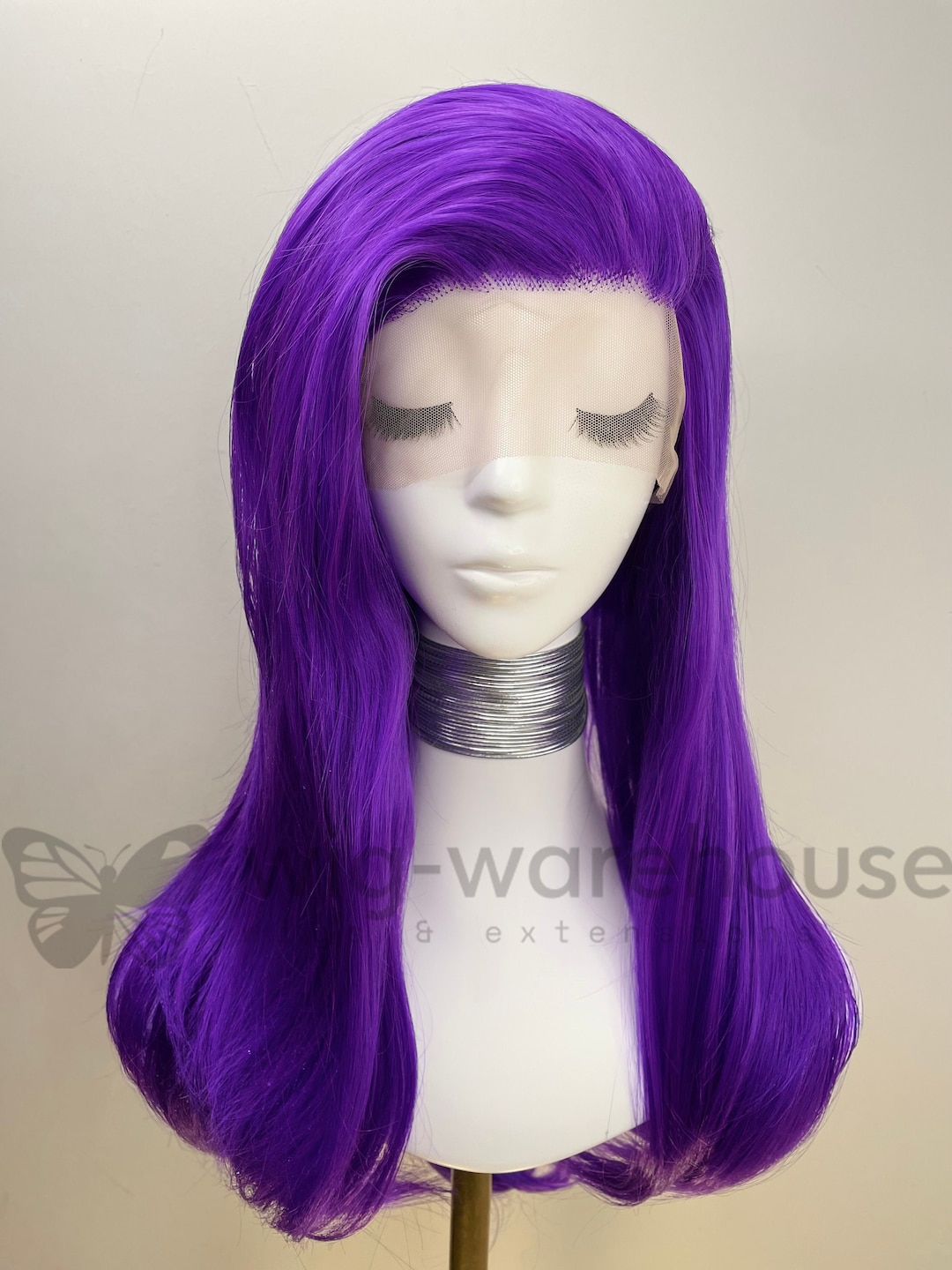 Synthetic Long Lace Wig - Balayage - Electro Violet - Etsy