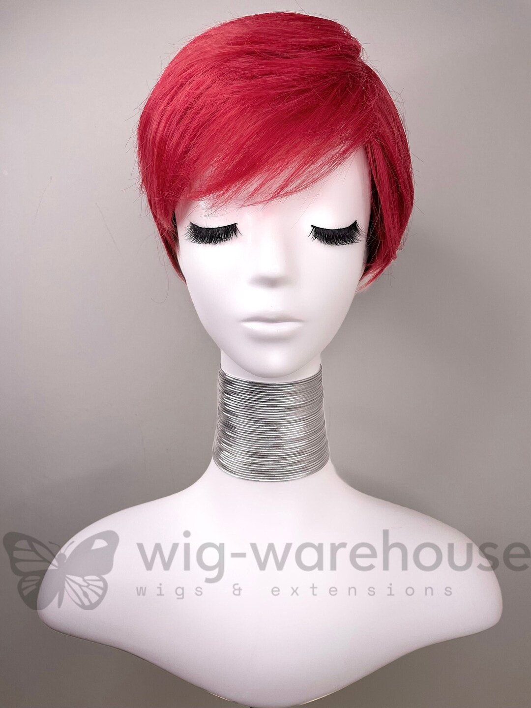 Synthetic Wig | Pixie Red - Etsy