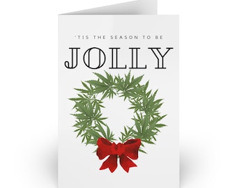 Weed Christmas Card Dope Christmas Marijuana Christmas Happy Holidaze ...