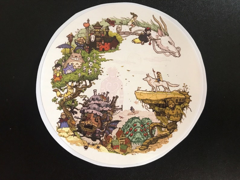 Studio Ghibli sticker | Etsy