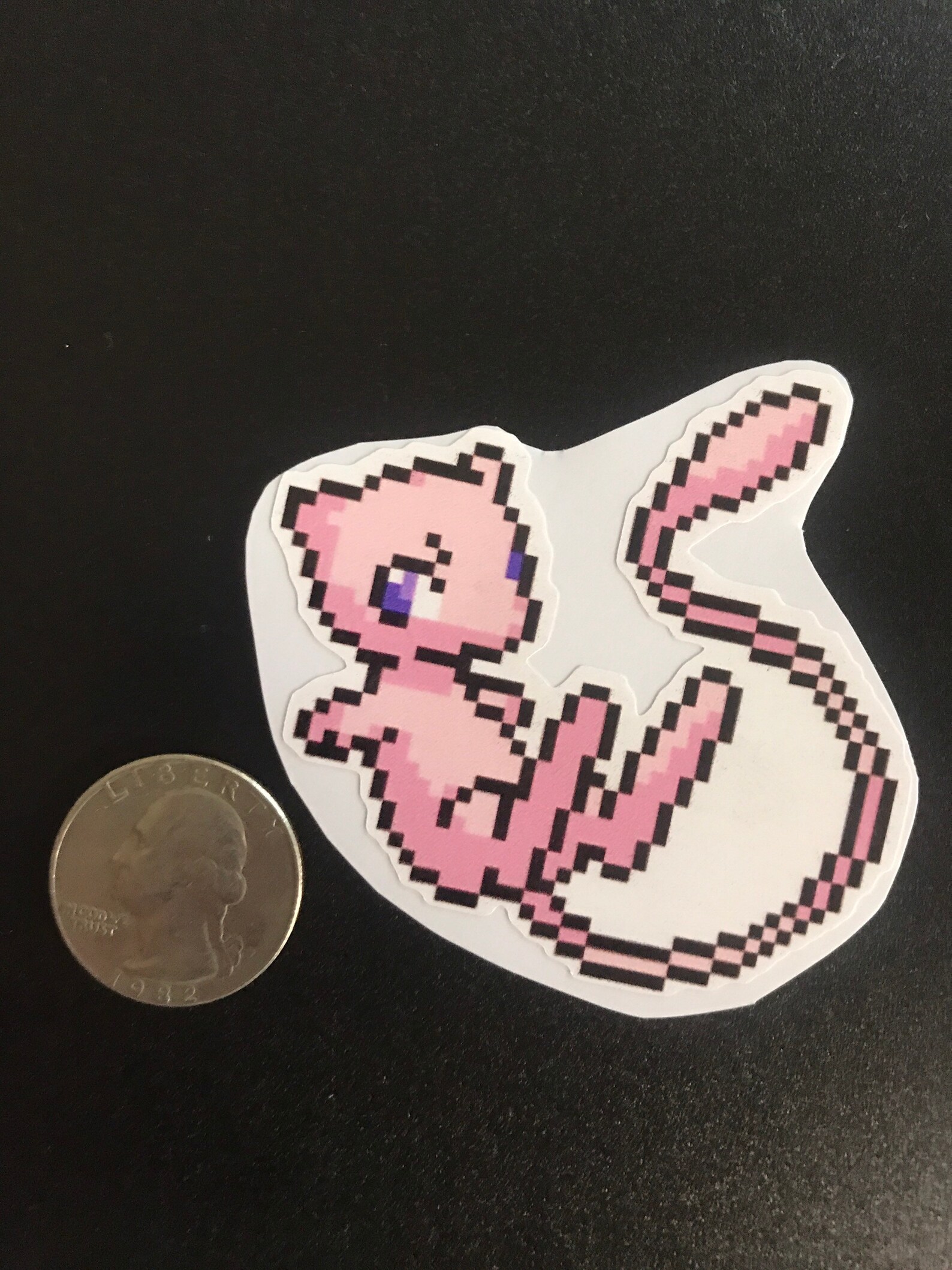 Pixel mew sticker | Etsy