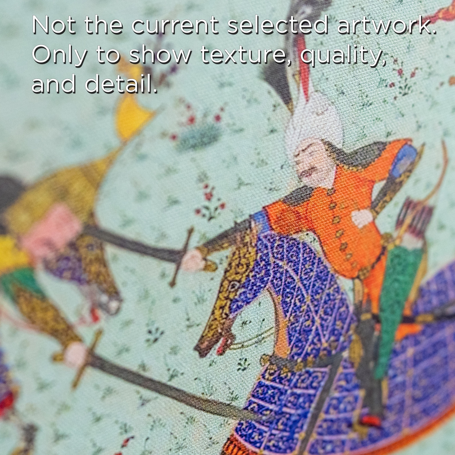 Premium Canvas Art of Shahnameh • Persian Art • Persian Calligraphy ...