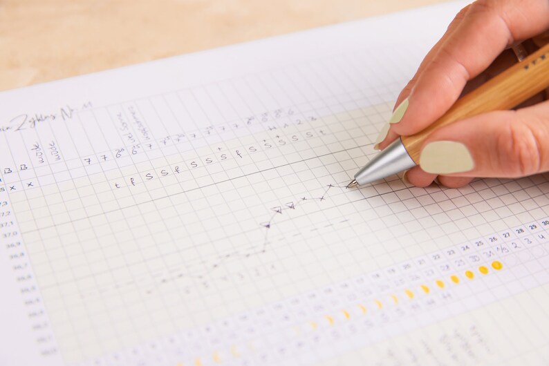 Cycle Chart PDF – Symptothermal Method With Cervix Marker (mumu ...