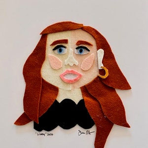 Custom Felt Portrait - Etsy