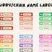 Cute Cubby Labels, Classroom Labels, Classroom Decor, Chair Labels ...