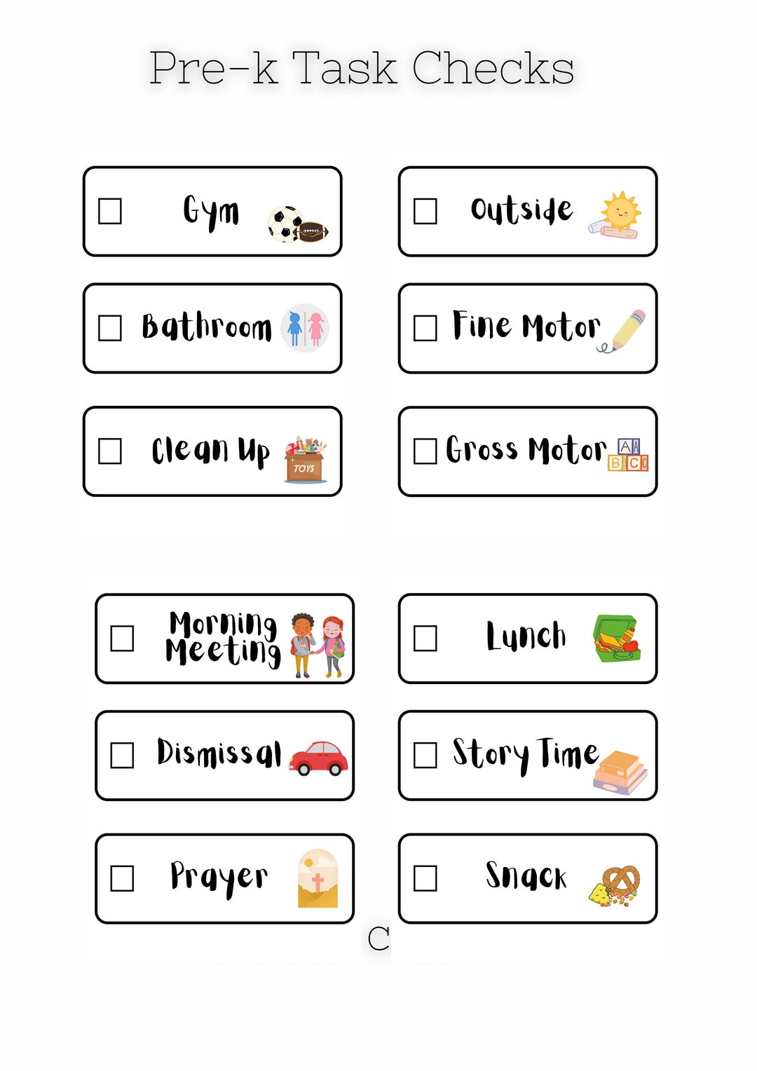 Classroom Checklist, Classroom Tags, Classroom Decor, Pre K Classroom ...
