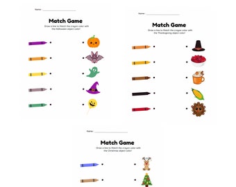 Christmas Number Matching for Pre- K • Prek Fine Motor • Preschool ...