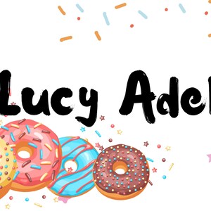 Donut Themed Classroom Tags, Classroom Tags, Classroom Decor, Sprinkles ...