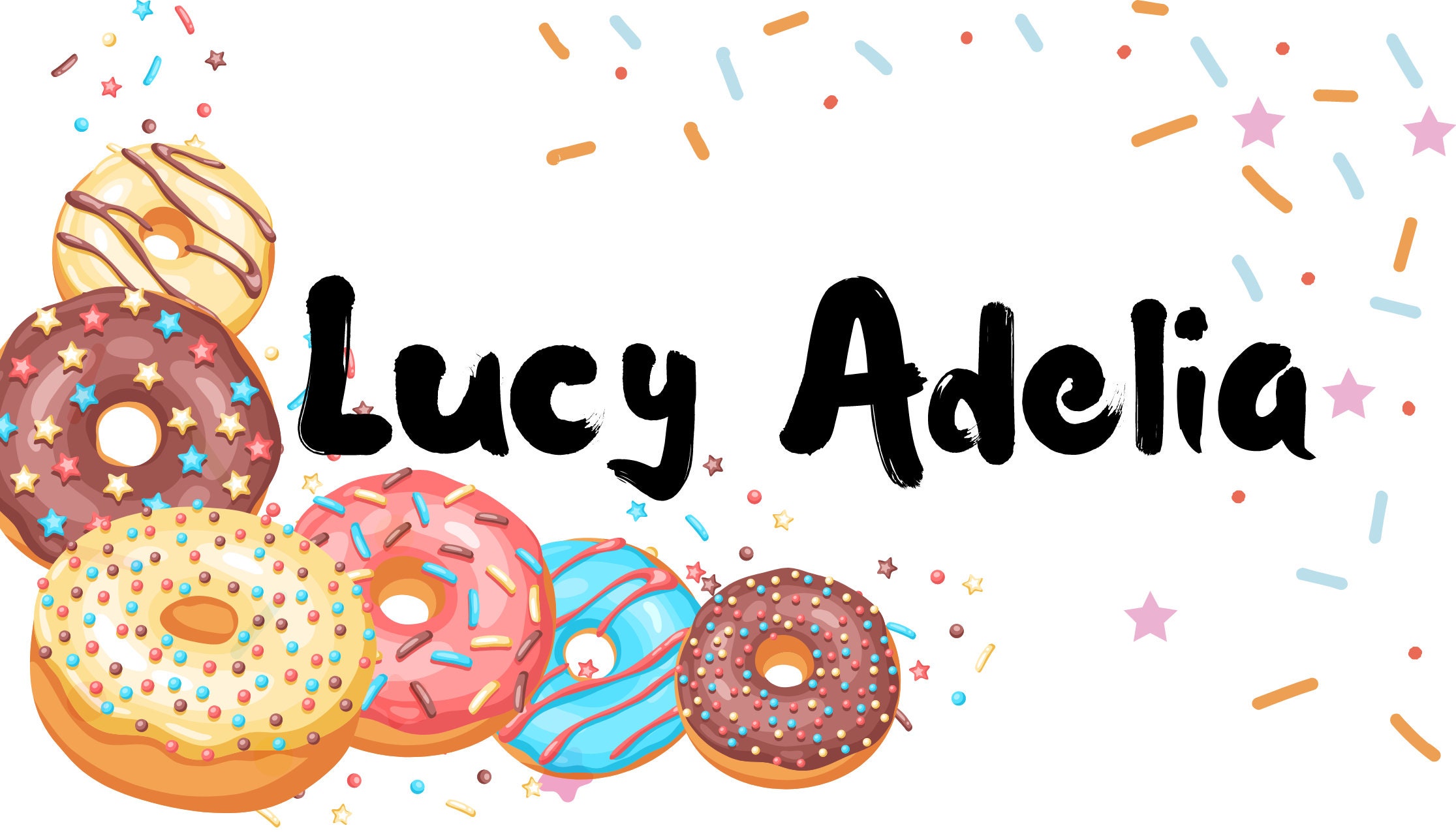 Donut Themed Classroom Tags, Classroom Tags, Classroom Decor, Sprinkles ...