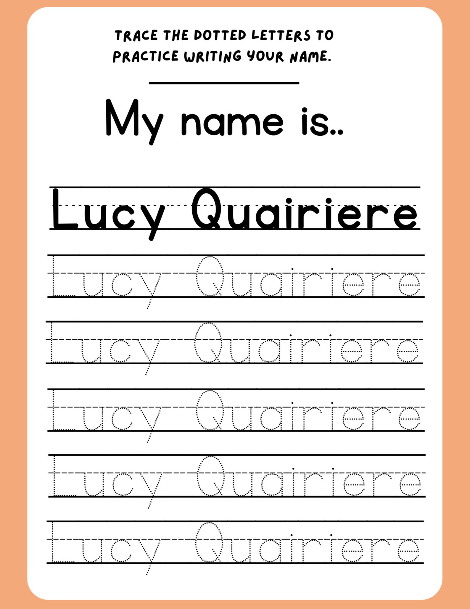 Simple Themed Name Tracings, Classroom Names, Classroom Decor, Simple ...