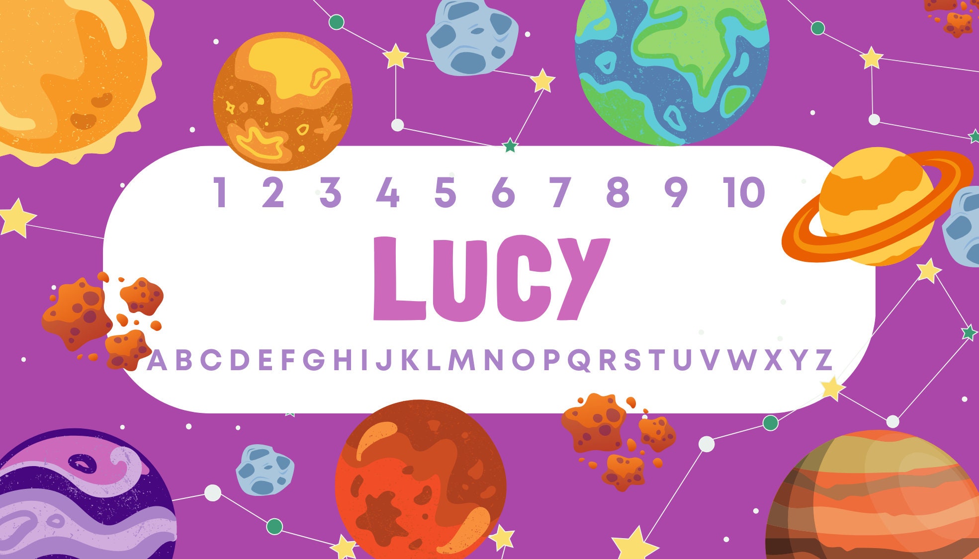 Space Themed Classroom Tags, Classroom Tags, Classroom Decor, Space ...