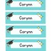 Colorful Graduation Classroom Tags, Portfolio Label Tags, Classroom ...