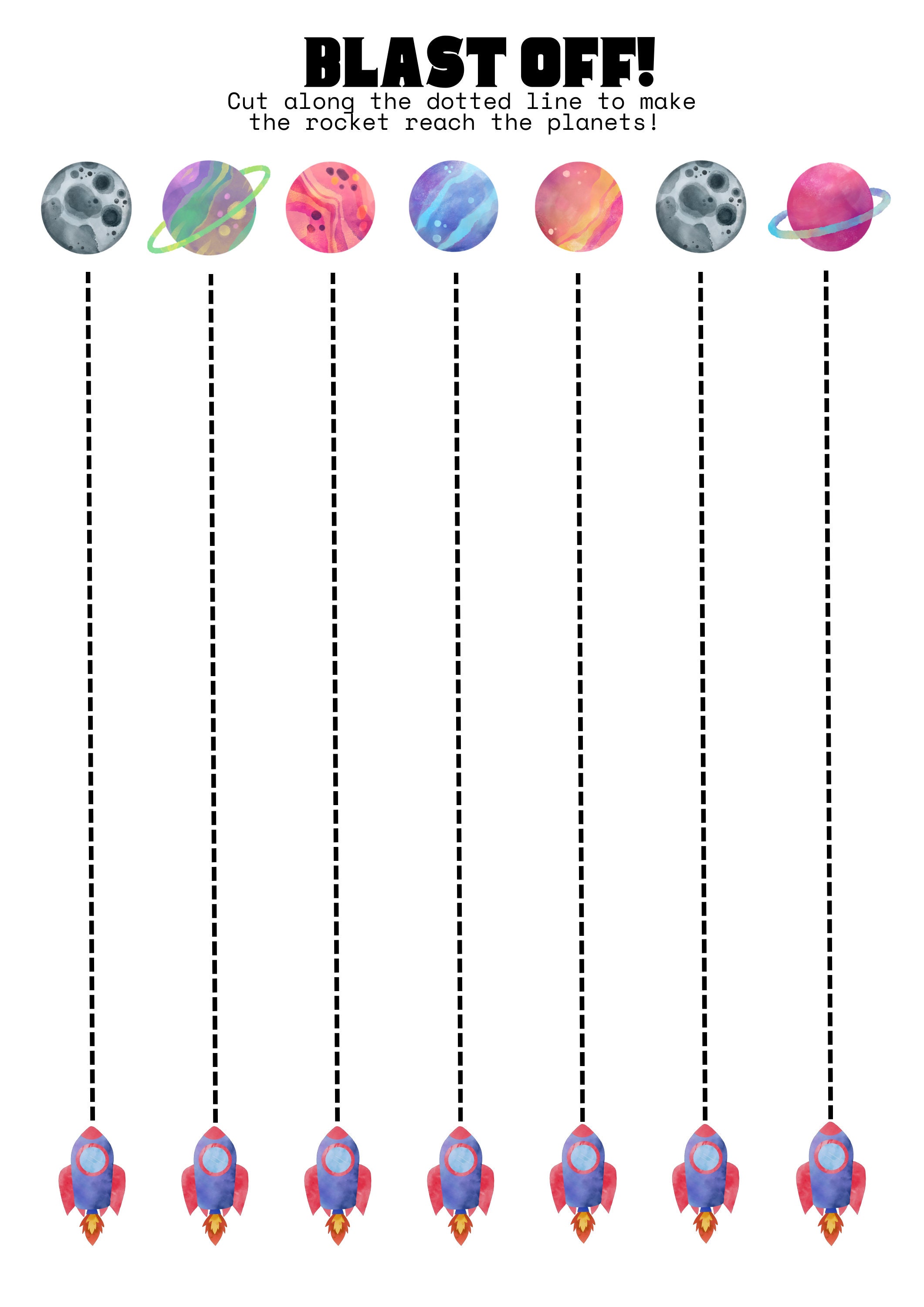 Space Themed Activities Pre K Activities Classroom - Etsy