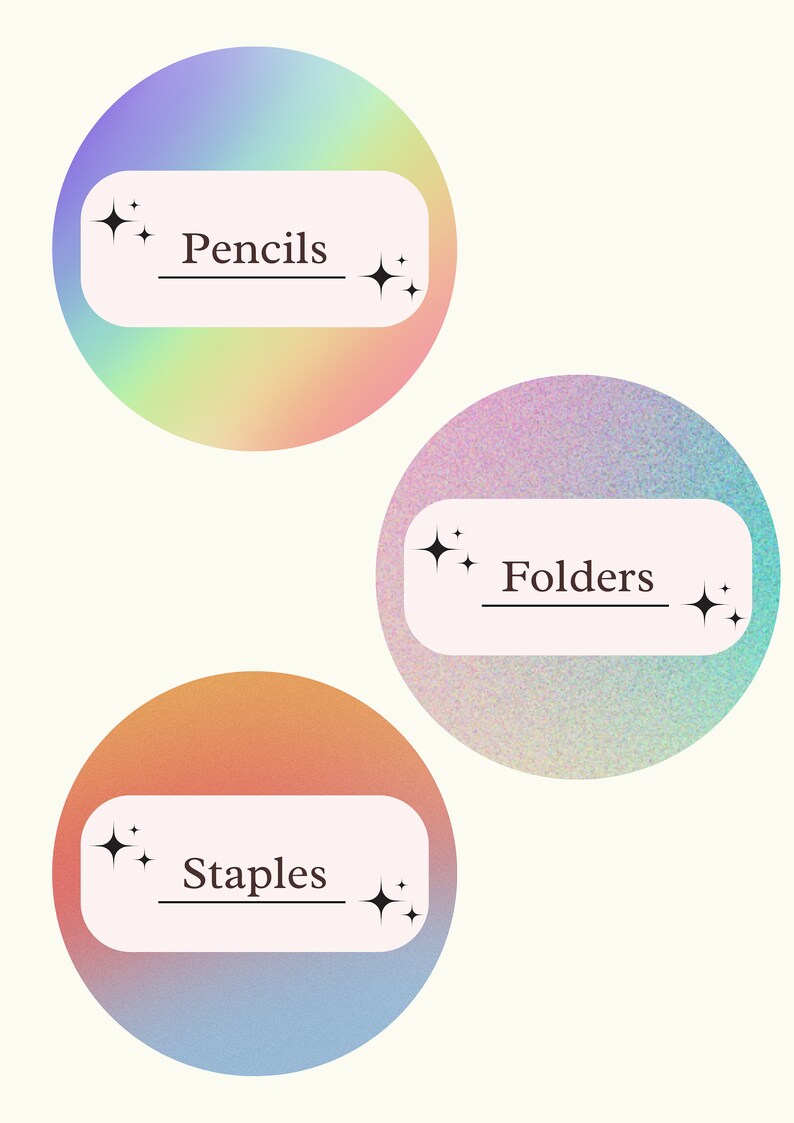 Colorful Themed Classroom Tags Classroom Label Tags - Etsy