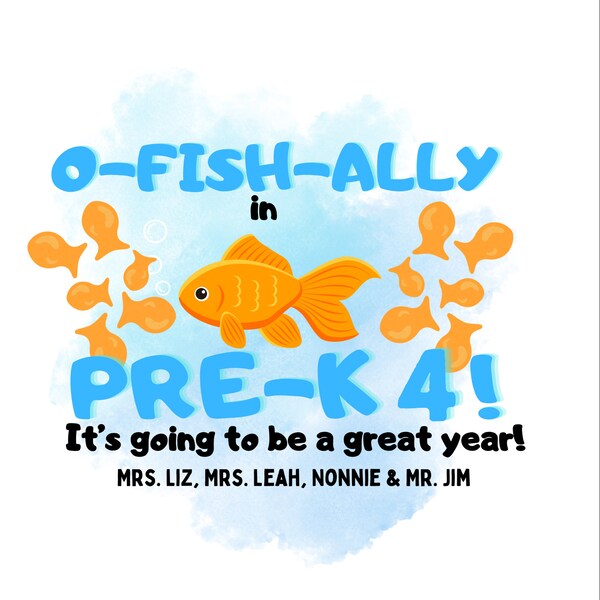 Fish Theme Name Tags - Etsy
