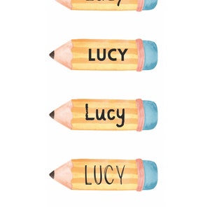Pencil Themed Classroom Tags, Classroom Tags, Classroom Decor, Colorful ...