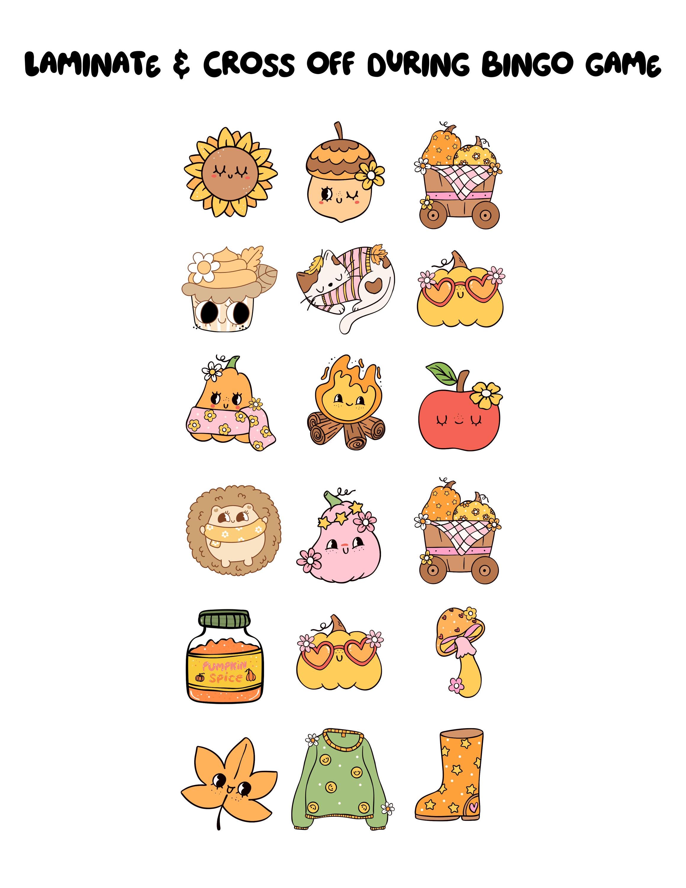 Bingo for Pre- K • Preschool Bingo • Fall Bingo • Prek Fine Motor ...