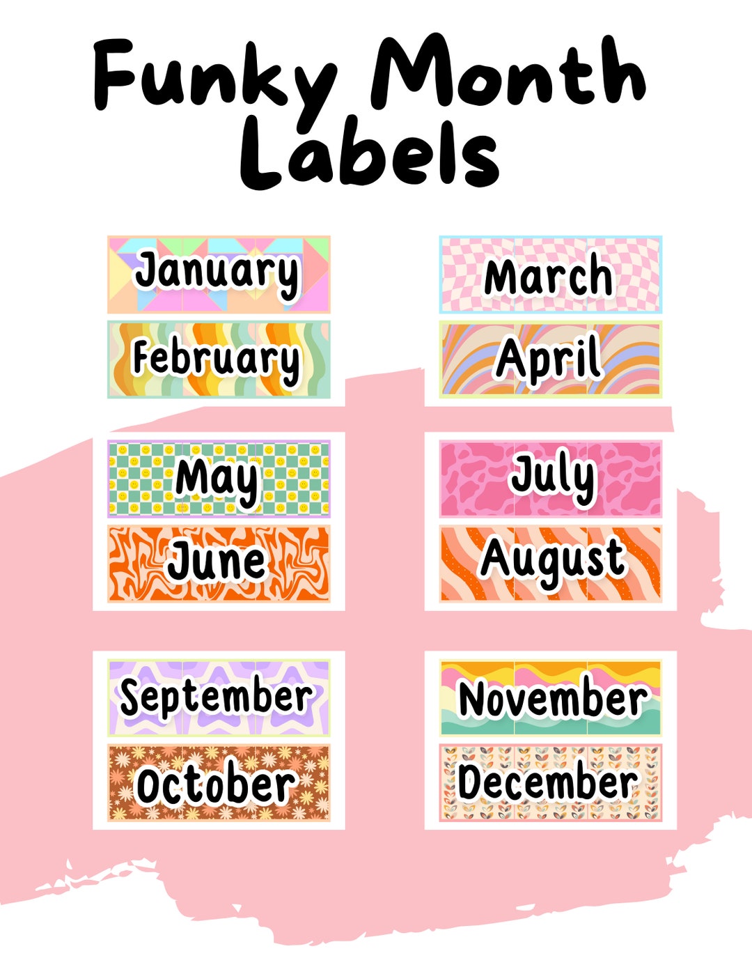 Cute Classroom Month, Classroom Days, Classroom Decor, Hippie Classroom ...