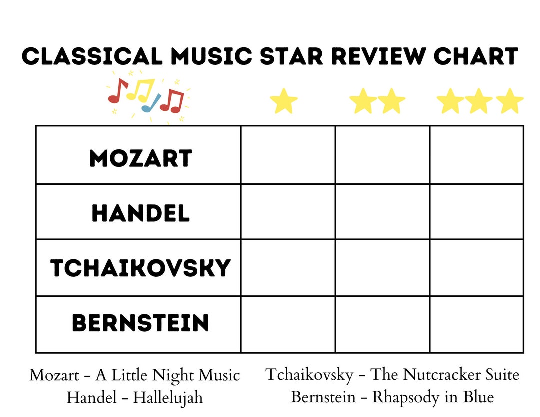 Classical Music Star Review, Pre K Activities, Classroom Days ...