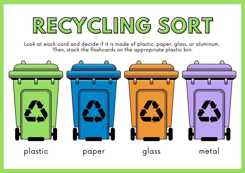Recycling Activities, Pre K Activities, Classroom Activities, Pre-k ...