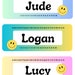 Groovy Themed Classroom Tags, Classroom Tags, Classroom Decor, Hippie ...