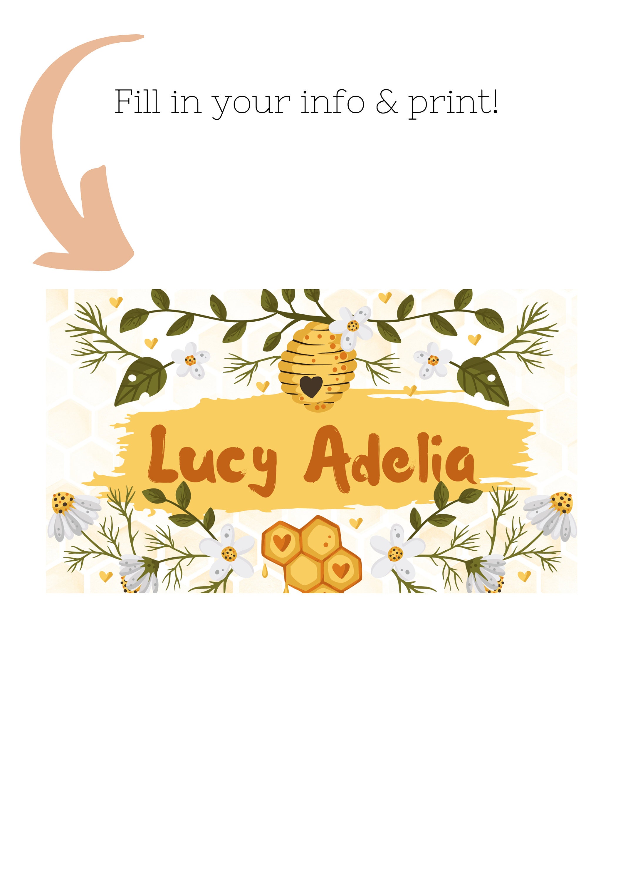 Bee Themed Classroom Tags, Classroom Tags, Classroom Decor, Bumble Bee ...