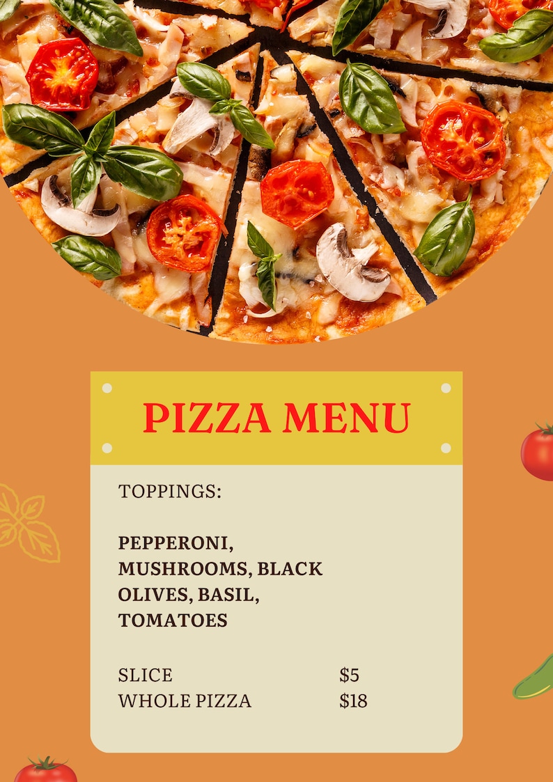 Printable Pizza Parlor Paper Printable Imaginary Play Busy Books Road ...