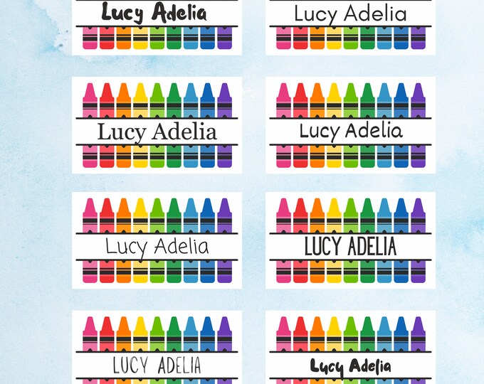 Crayon Themed Classroom Tags, Classroom Tags, Classroom Decor, Colorful ...
