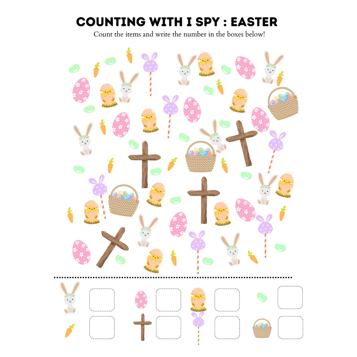 Easter I Spy for Pre- K • Prek Fine Motor • Preschool Tools • Fun ...