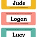 Groovy Themed Classroom Tags, Classroom Tags, Classroom Decor, Hippie ...