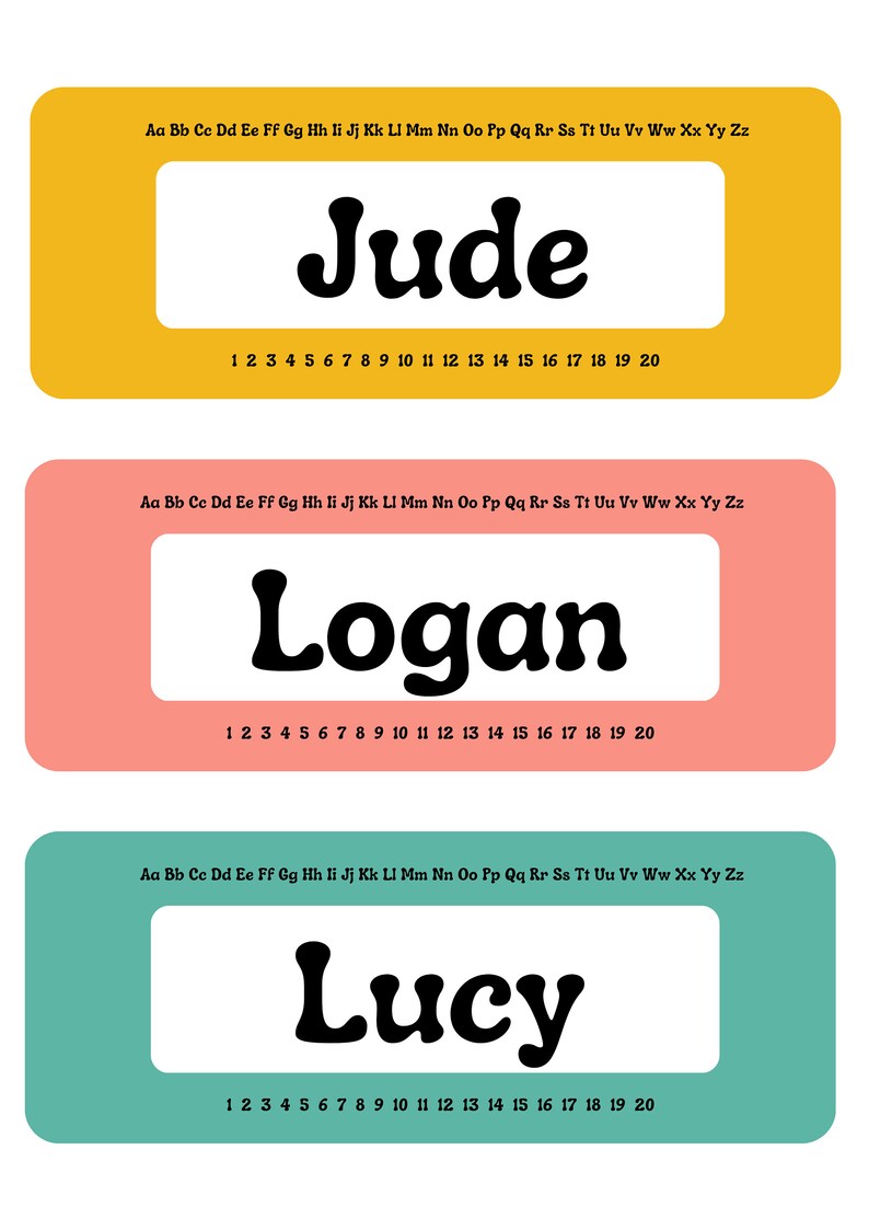 Groovy Themed Classroom Tags, Classroom Tags, Classroom Decor, Hippie ...